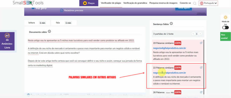 Detector de Plágio Online - Melhor Verificador de Plágio Grátis
