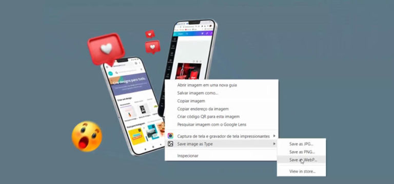 Converter Imagem WebP para Png ou Jpg no Chrome